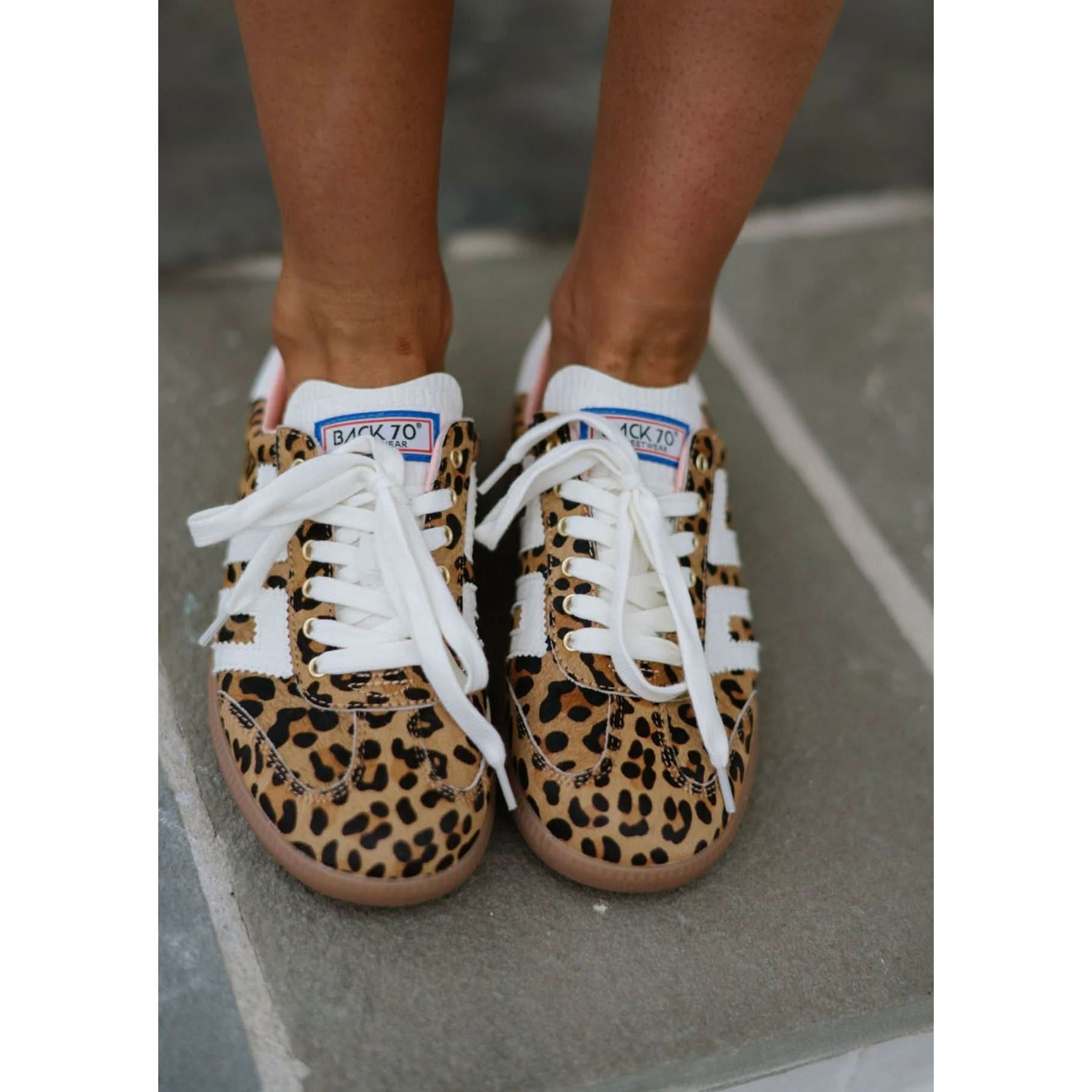 Back 70 Cloud Sneakers - Leopard Camel